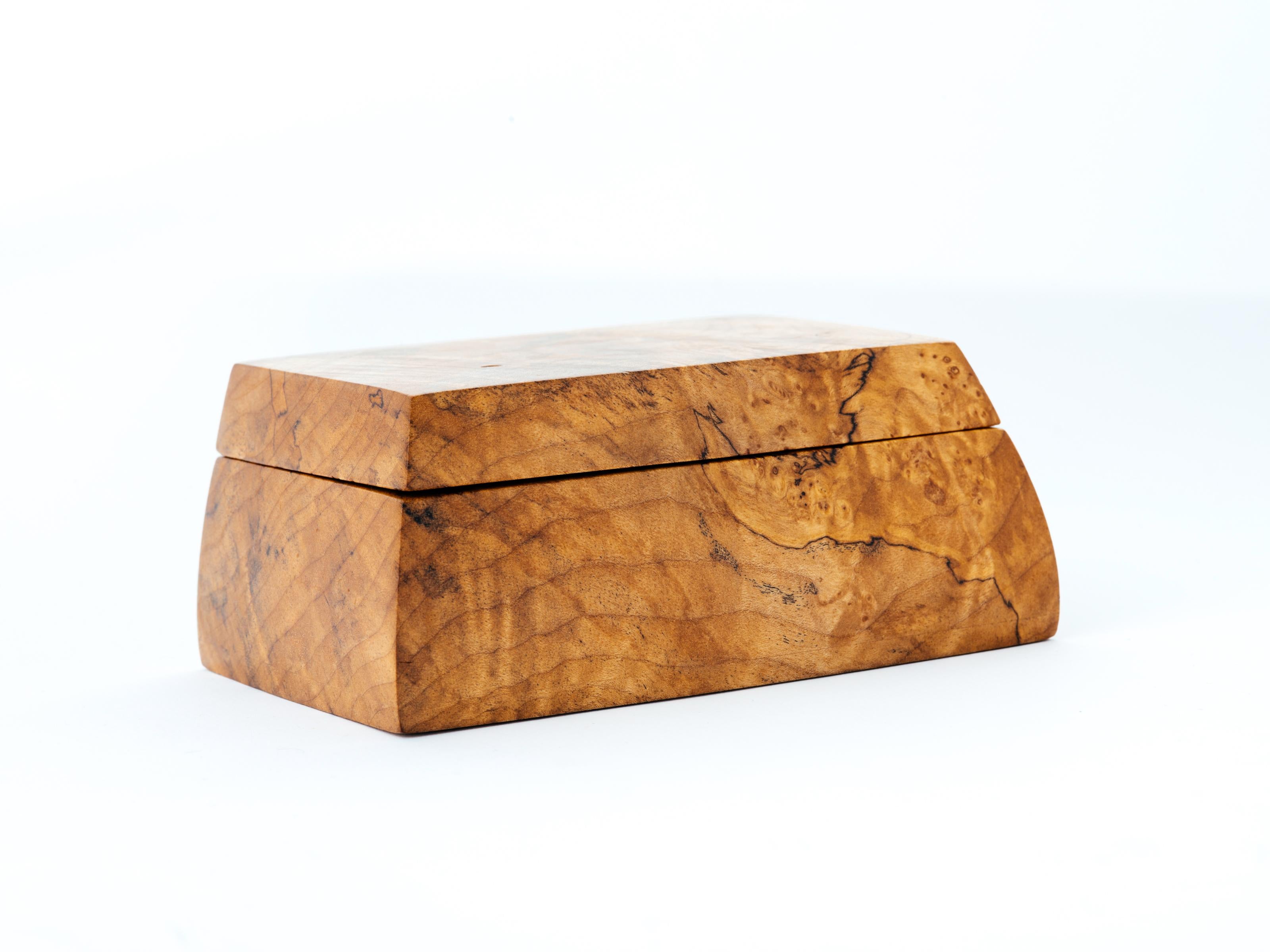 Michael Elkan American Studio Craft Lidded Box, Signed at 1stDibs