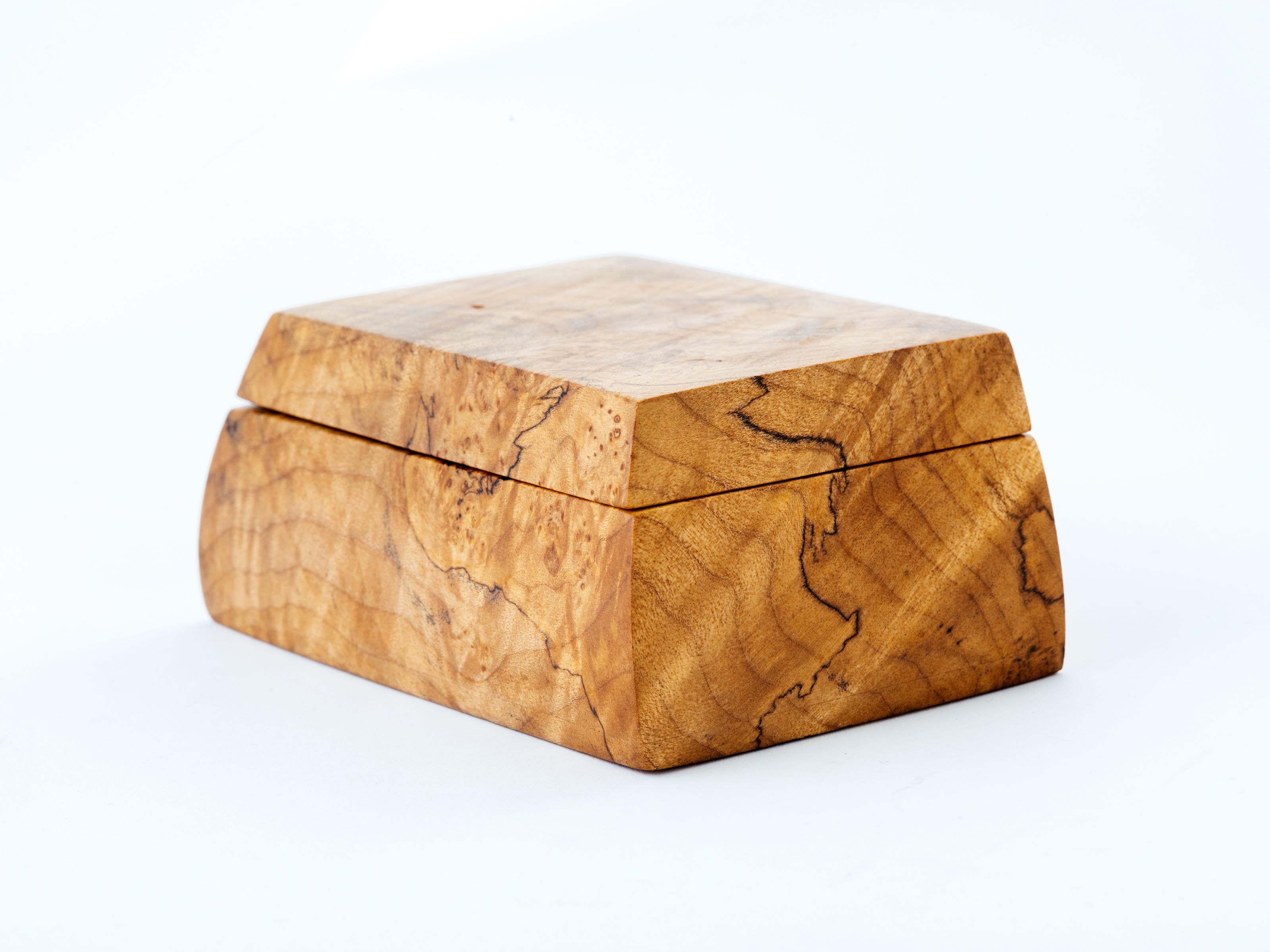 Michael Elkan American Studio Craft Lidded Box, Signed at 1stDibs