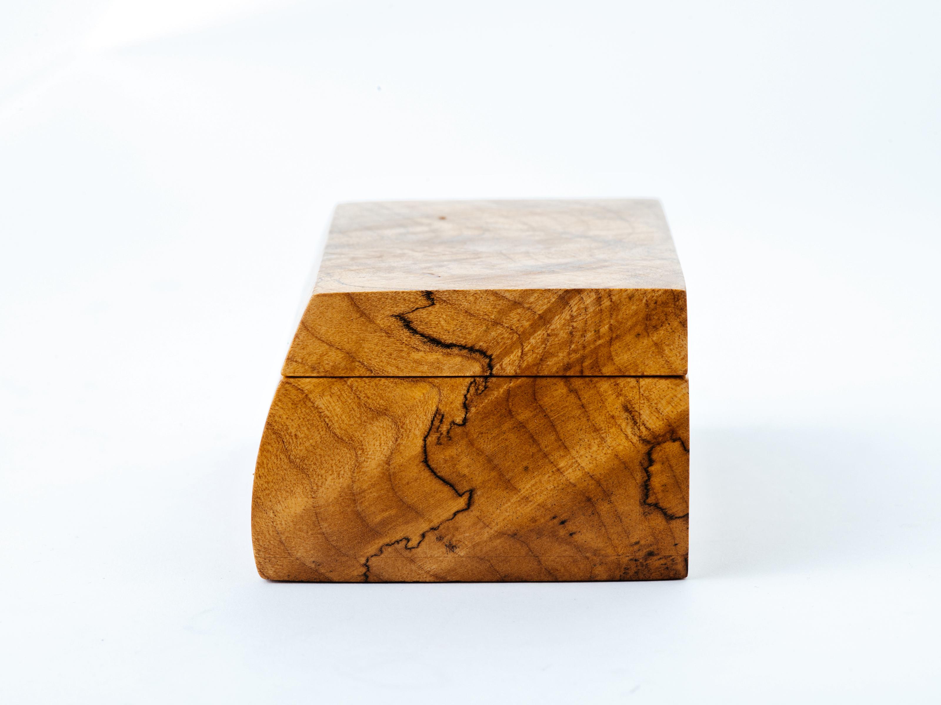 Michael Elkan American Studio Craft Lidded Box, Signed at 1stDibs