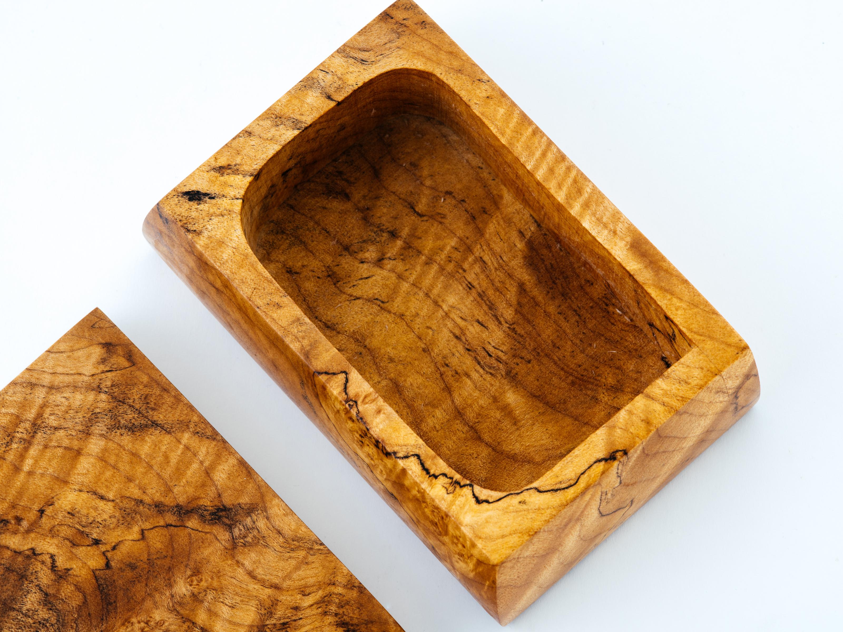 Michael Elkan American Studio Craft Lidded Box, Signed at 1stDibs