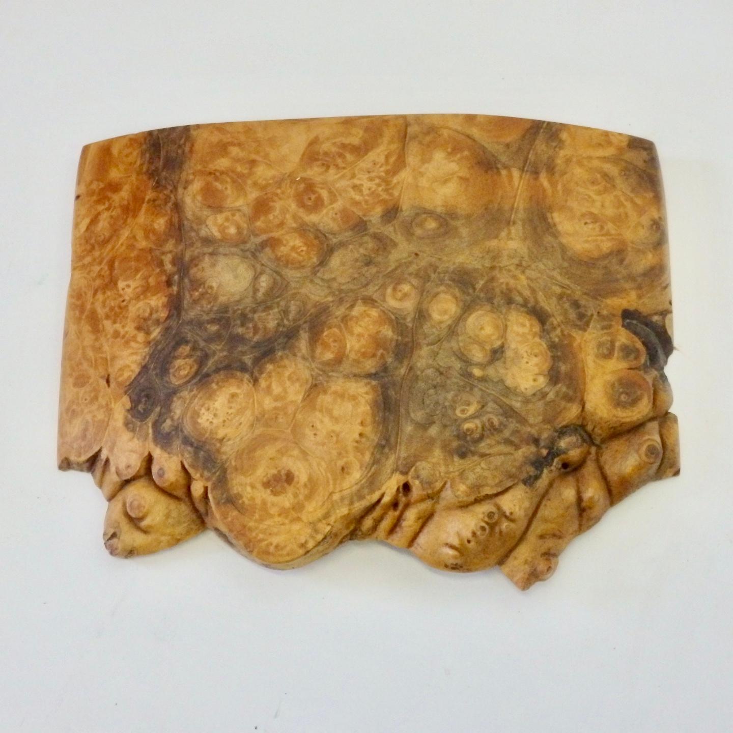 Michael Elkan Burl Wood Lidded Box For Sale at 1stDibs