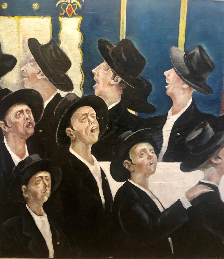 Michael Gleizer - Bochurim Dancing 770 Chabad Synagogue Judaica Jewish ...