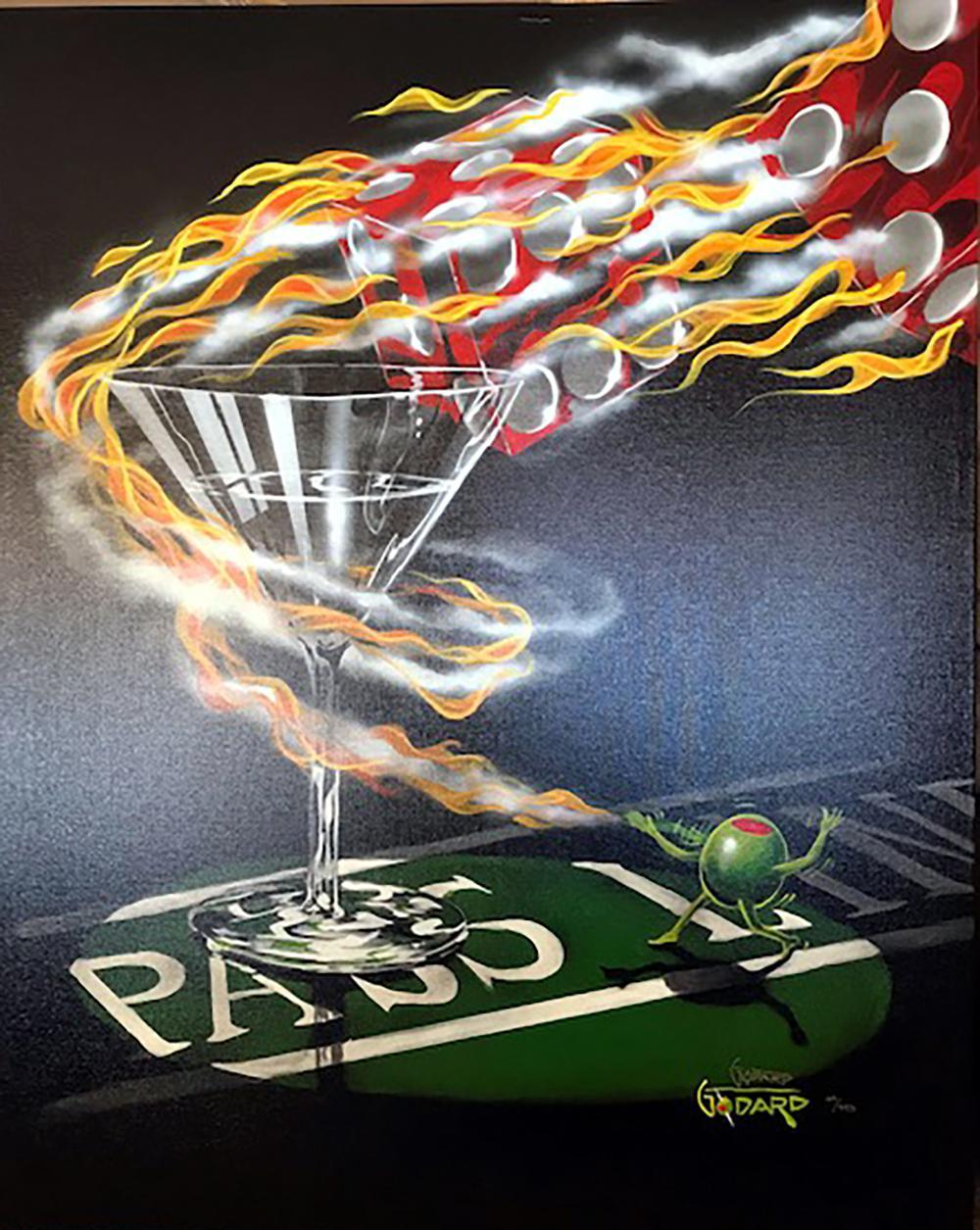 Michael Godard - Burning it up For Sale at 1stDibs