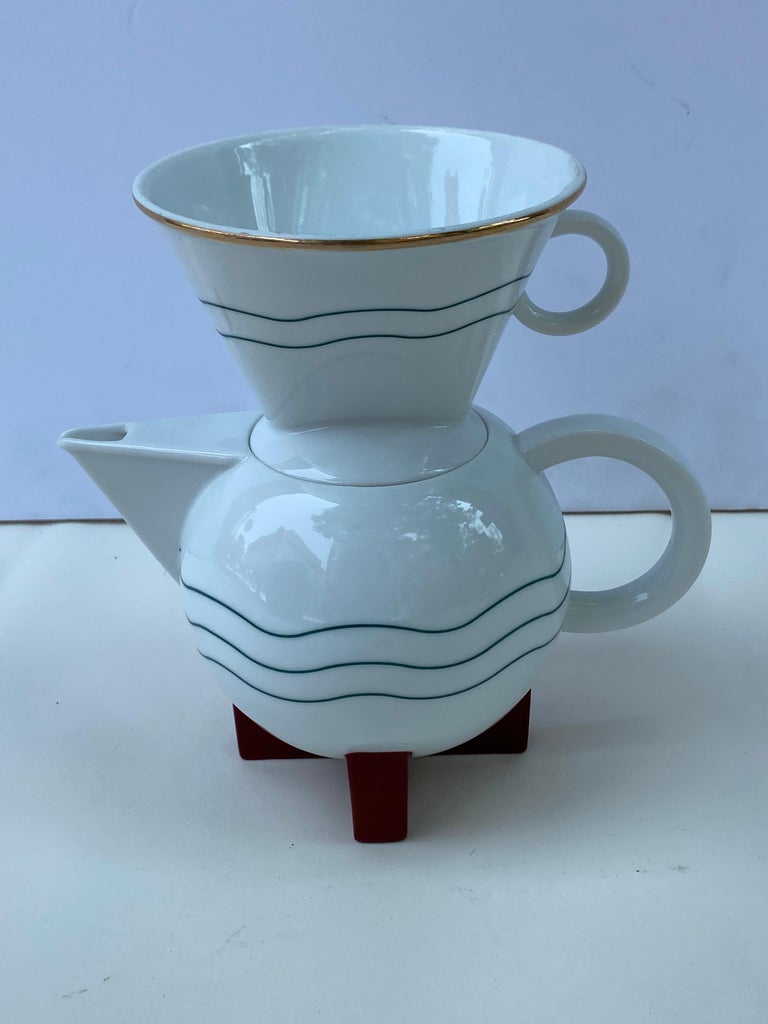 Michael Graves 1987 "The Little Dripper" for Swid Powell Coffee Pot at ...