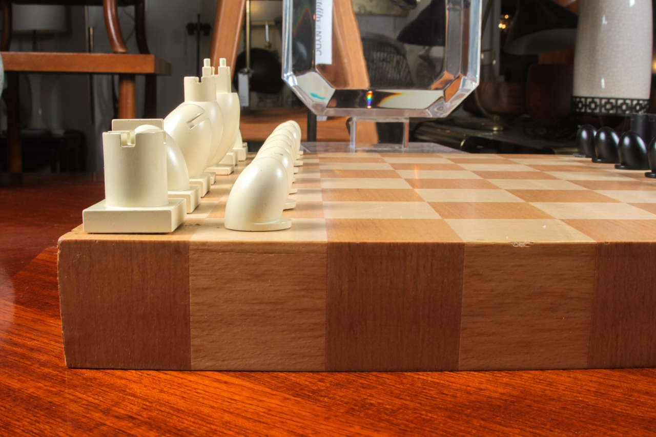 Michael Graves Chess Set, circa 2000 at 1stDibs | bamboo chess set ...