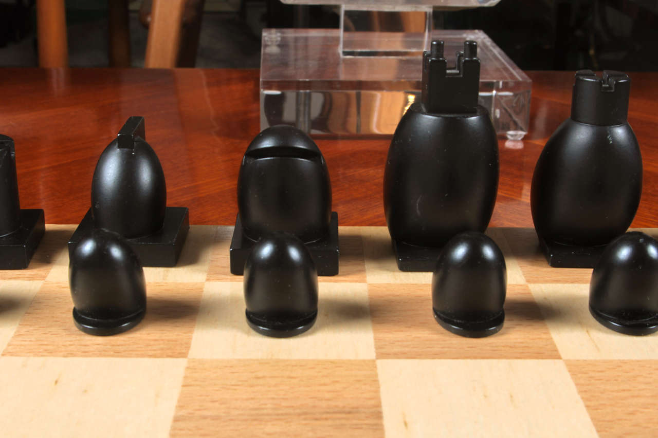 Michael Graves Chess Set, circa 2000 at 1stDibs | bamboo chess set ...