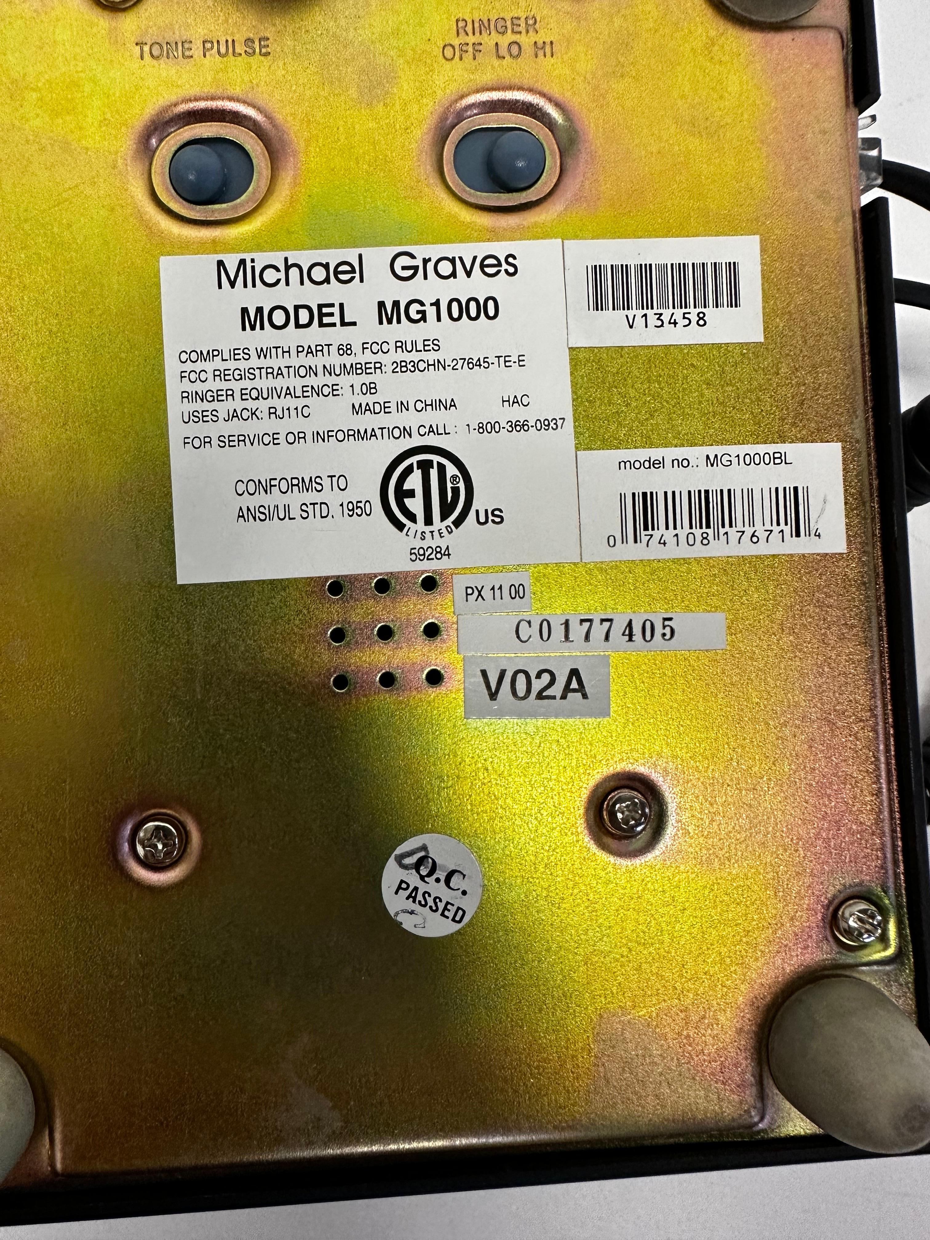 Michael Graves Postmodern Deco Revival Corded Telephone Model MG1000 ...