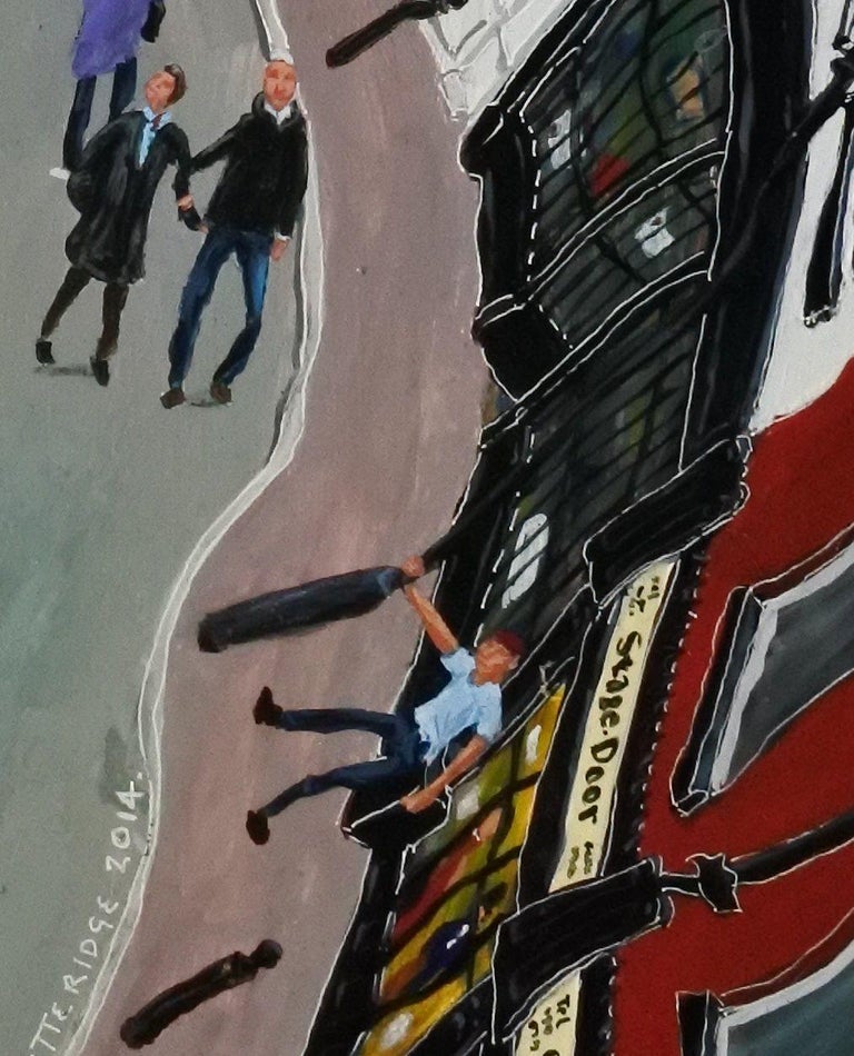 Michael Gutteridge - The Underbank (Looking South), Stockport, Painting ...