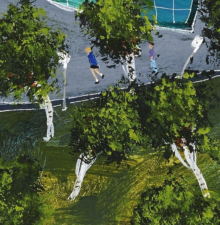 Michael Gutteridge - Urbis with Lowry Matchstick Men, Painting, Acrylic ...