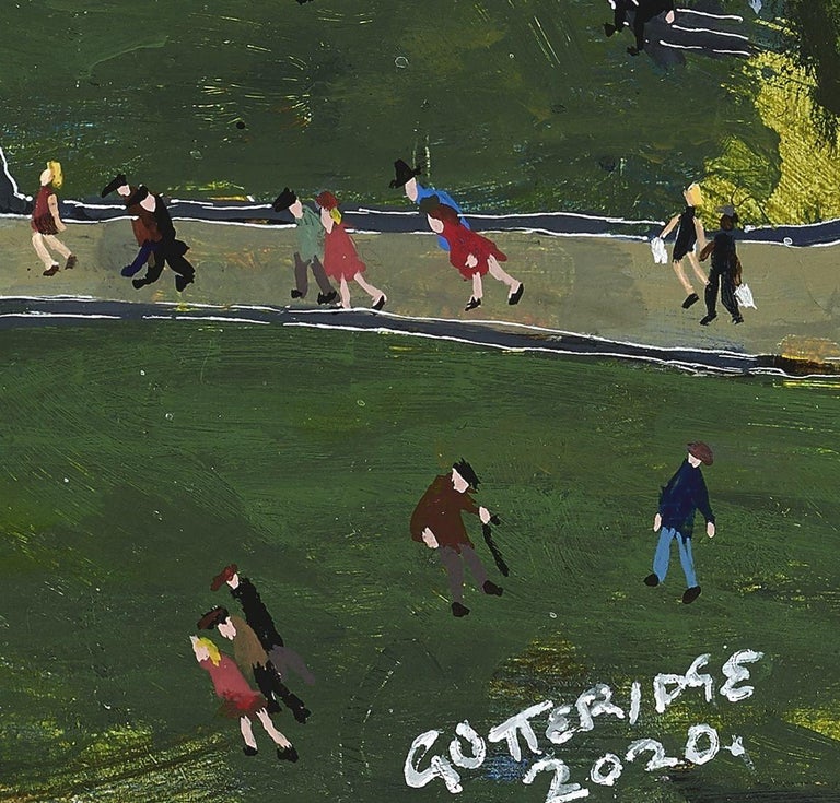 Michael Gutteridge - Urbis with Lowry Matchstick Men, Painting, Acrylic ...