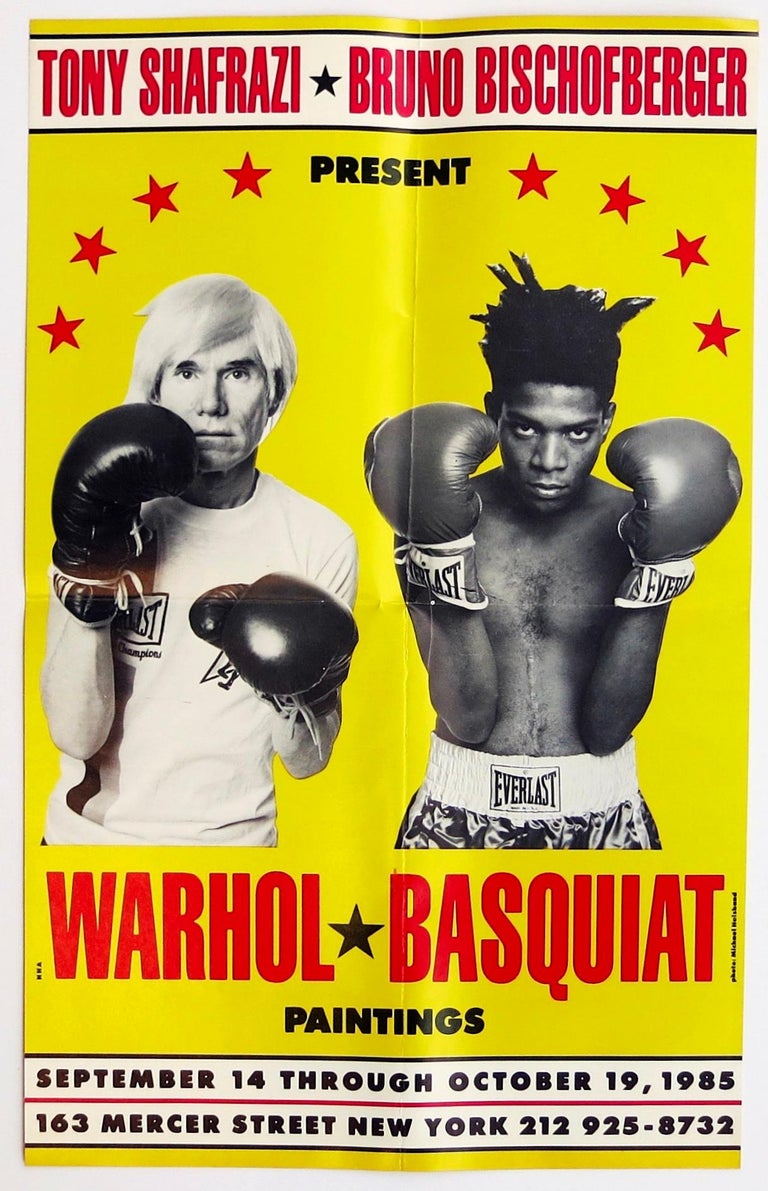 Michael Halsband - Warhol Basquiat Boxing Poster 1985 (Warhol Basquiat ...