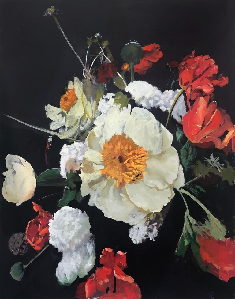 Michael Harnish - BOUQUET/BLACK,RED For Sale at 1stDibs