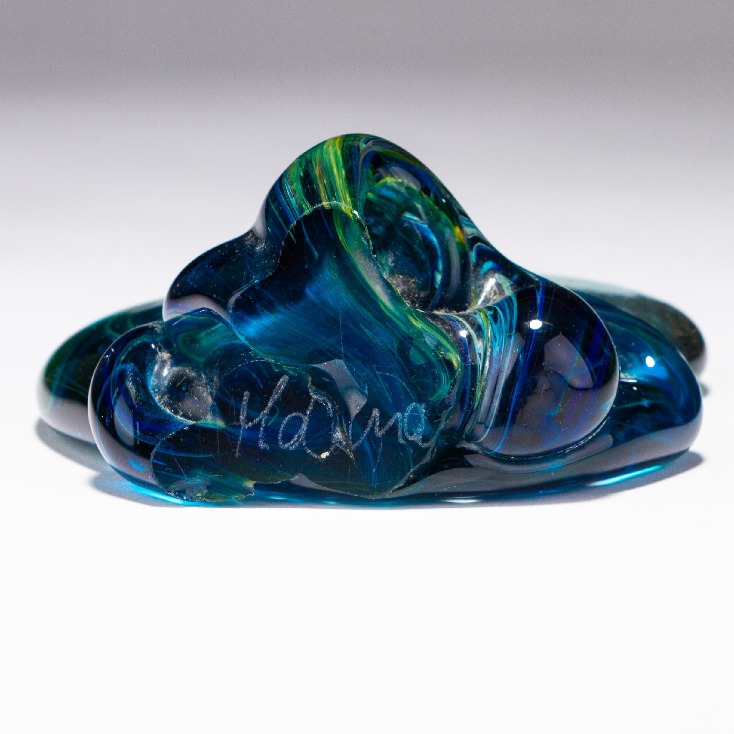 Michael Harris Maltese Mdina Glass Designer Signed Abstract Sculpture ...