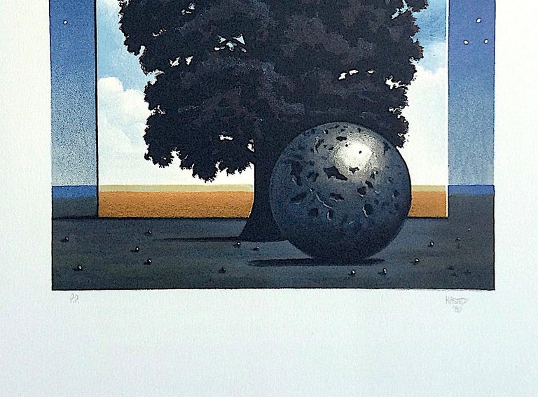 Michael Hasted - LIGHT OF DISCOVERY Hand Drawn Lithograph, Surrealist ...