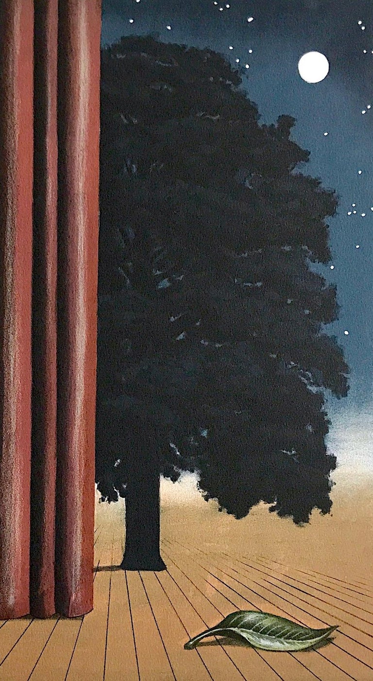 Michael Hasted - THE MAIN ATTRACTION Hand Drawn Lithograph, Surrealist ...