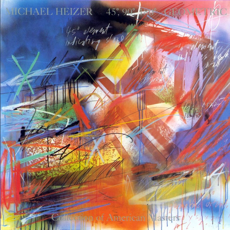 After Michael Heizer-45, 90, 180 Geometric-46" x 46"-Poster-1987 ...