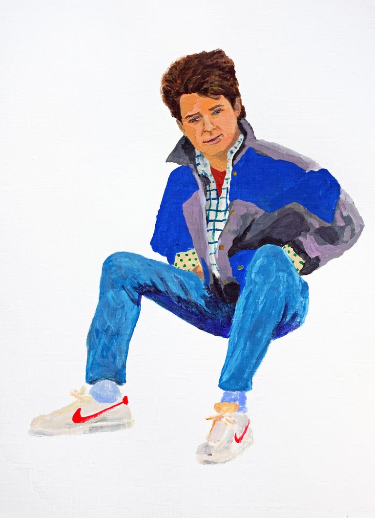 'Michael J Fox' Portrait Painting by Alan Fears Acrylic on Paper For ...