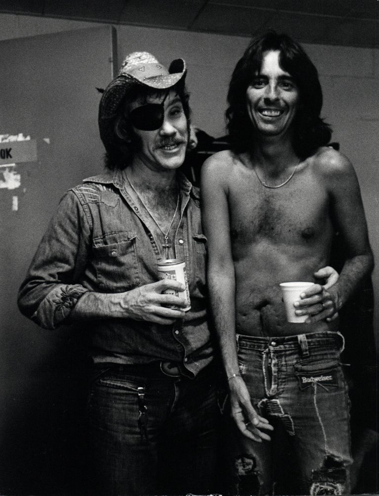 Michael Kagan - Alice Cooper Posed with Ray Sawyer of Dr. Hook Vintage ...