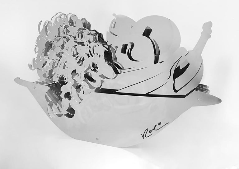 Michael Kalish - Fruit Bowl - Chrome For Sale at 1stDibs