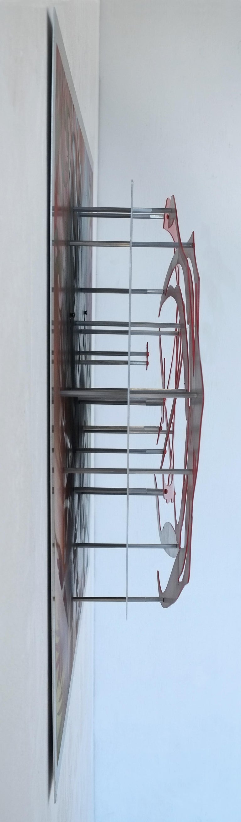 Michael Kalish - Rose - Red on Multicolor For Sale at 1stDibs