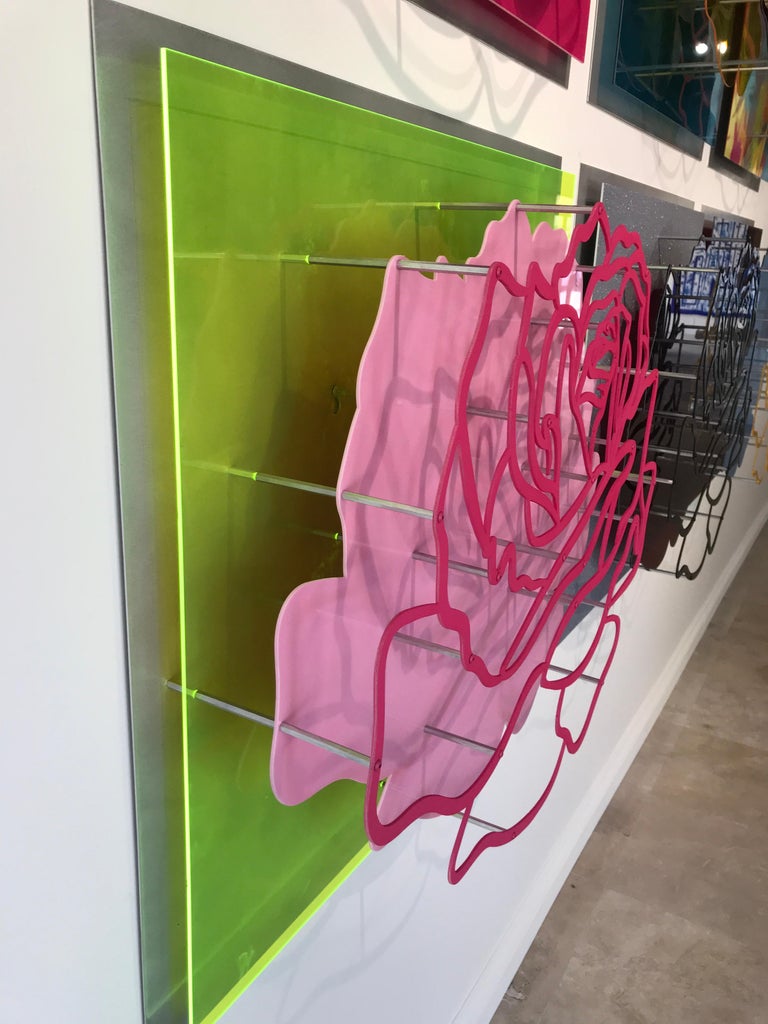 Michael Kalish - Six Roses - Wall sculpture For Sale at 1stDibs