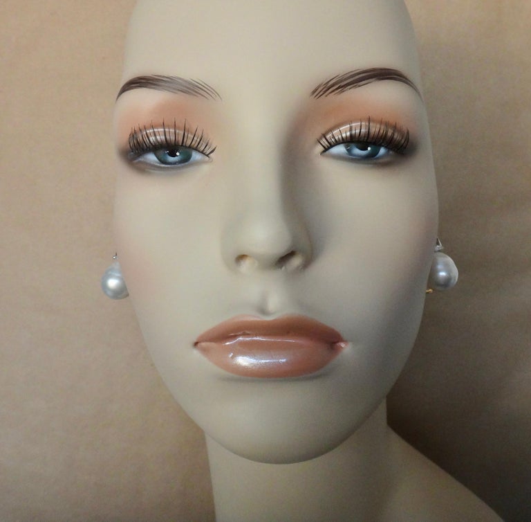 Michael Kneebone Baroque Paspaley South Seas Pearl White Sapphire ...