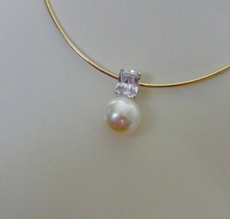 Michael Kneebone Paspaley South Seas Pearl White Sapphire Omega ...