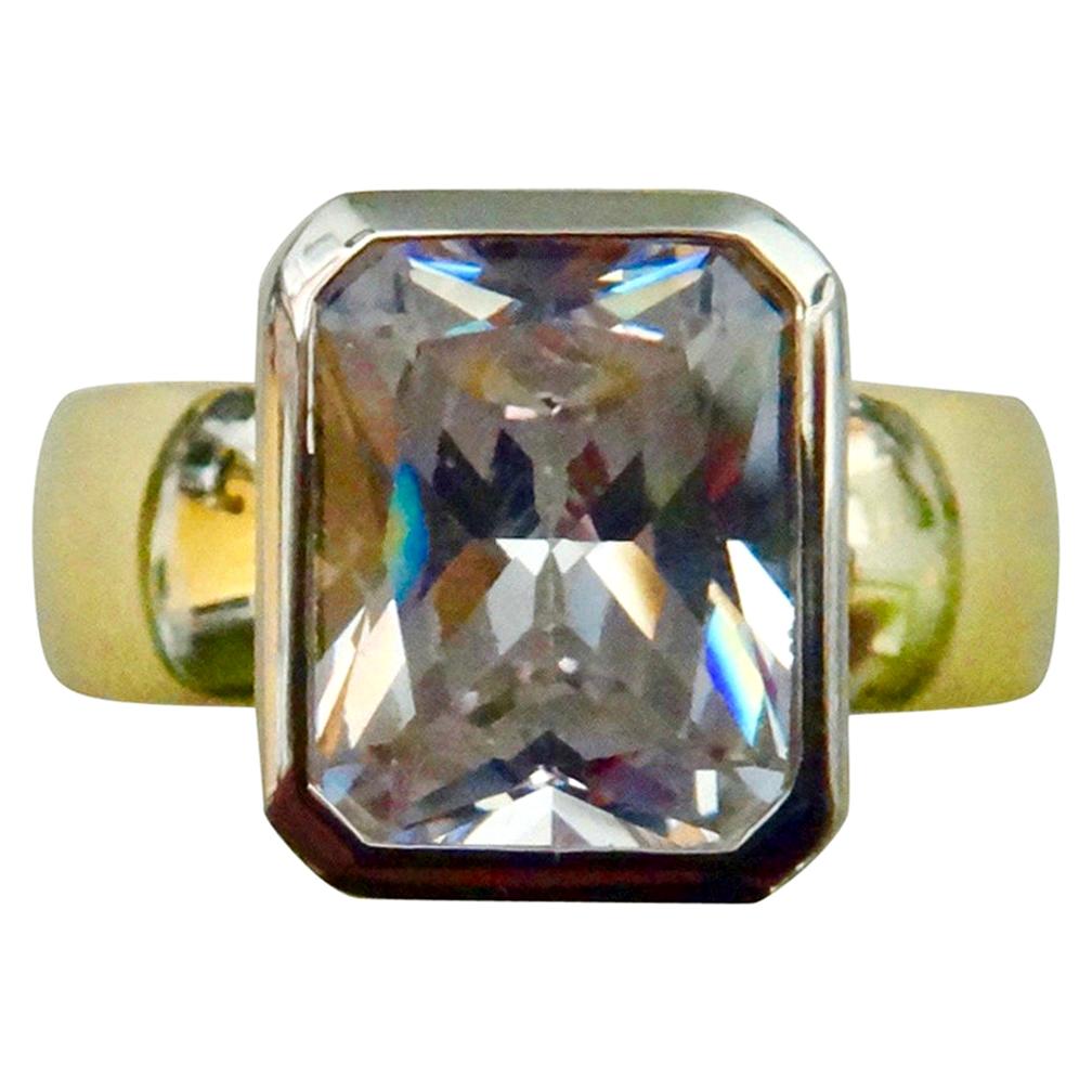 Michael Kneebone Green Cabochon Tourmaline 18 Karat Gold "Relic" Ring ...