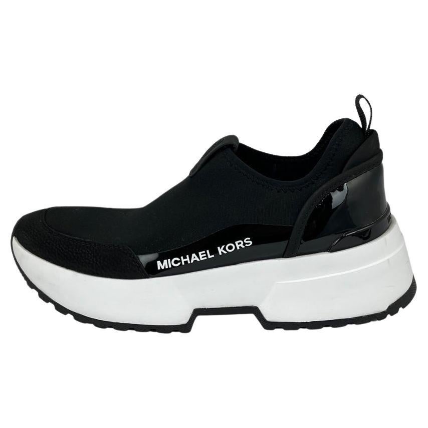 Michael Kors US 5.5 Black Slip-On Sneakers For Sale at 1stDibs