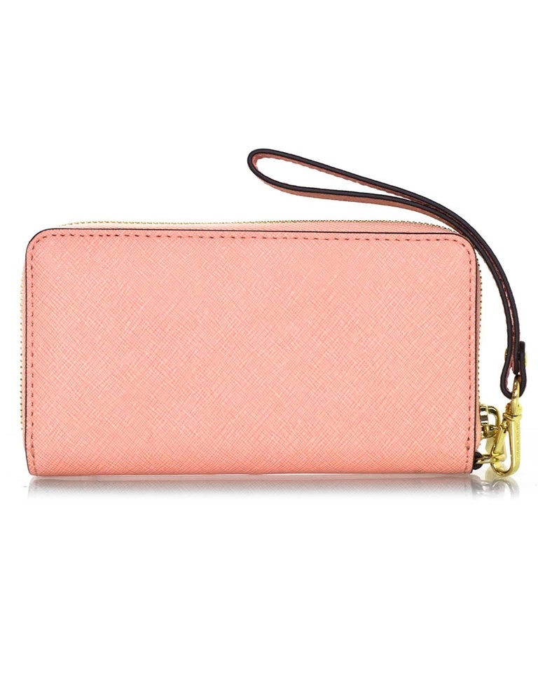 Michael Kors Pink Zippy Wallet/Wristlet For Sale at 1stDibs