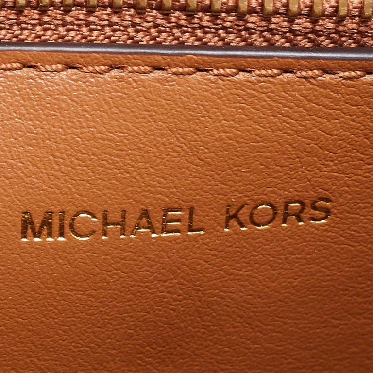 Michael Kors Tan Leather Cece Chain Top Handle Bag For Sale at 1stDibs