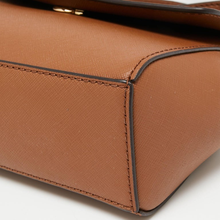 Michael Kors Tan Leather Extra Small Ava Crossbody Bag at 1stDibs