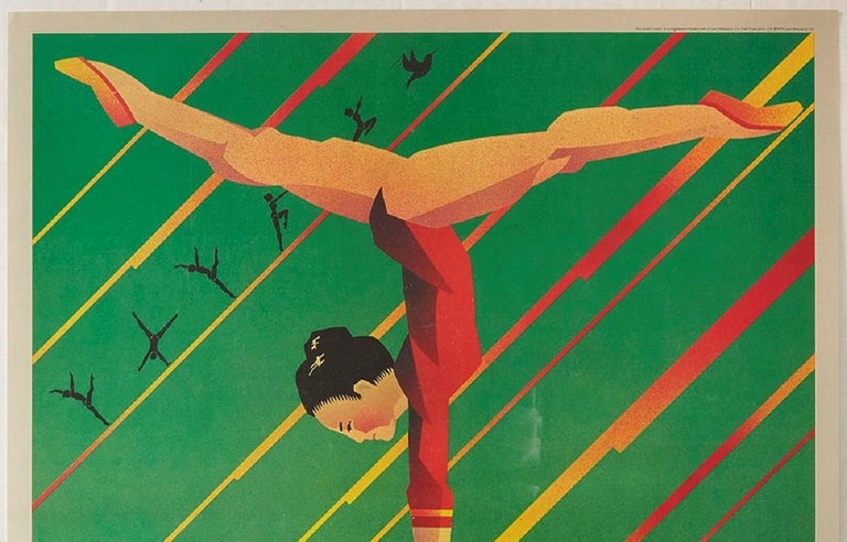 Michael Manwaring - Original Vintage Sport Poster Levi's Moscow 1980 ...