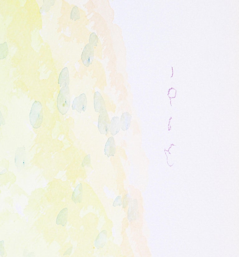 Michael Mason - Sunny Arched Abstract 1963 Watercolor For Sale at 1stDibs
