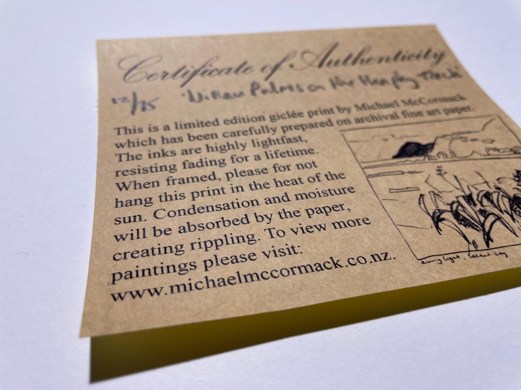 Michael McCormack - Nikau Palms on the Heaphy Track For Sale at 1stDibs