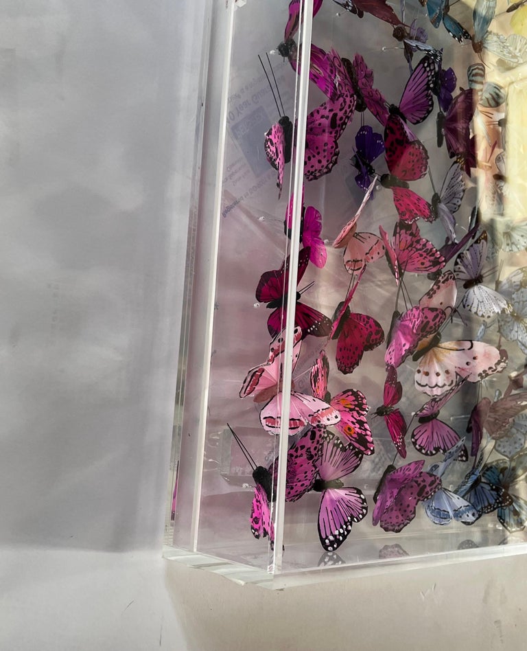 Michael Olsen - Wychwood White, Butterfly Artwork, 3D Contemporary ...