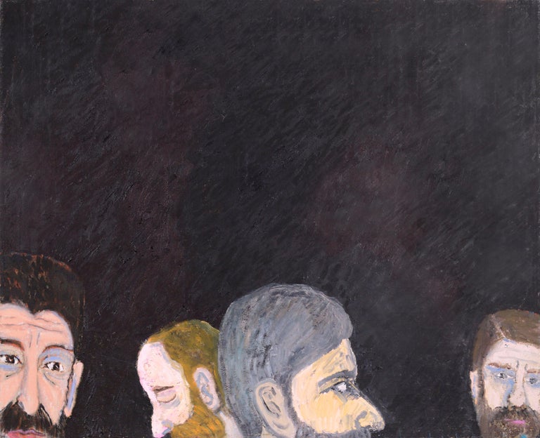 Michael Pauker - Four Faces, Contemporary Surreal Figurative Abstract ...