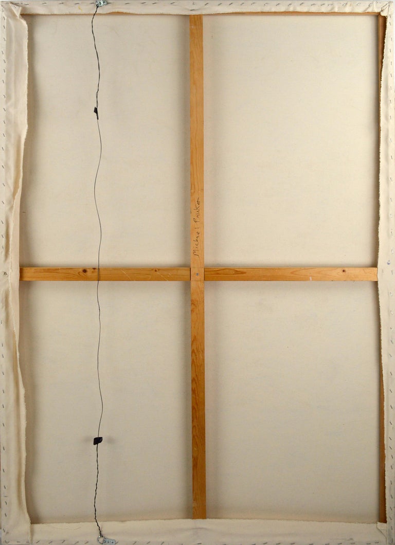 Michael Pauker - Contemporary Figurative Abstract with Red and Green ...