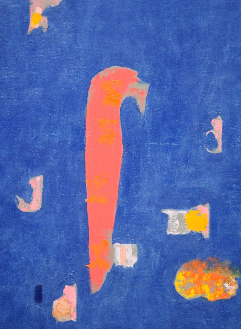 Michael Pauker - "Pre-Flood", Contemporary Large Scale Abstract in Blue ...