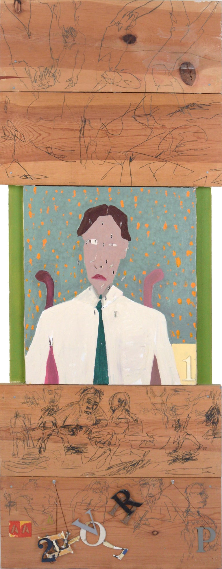 Michael Pauker - The Punctured Self Portrait abstract by Michael Pauker ...