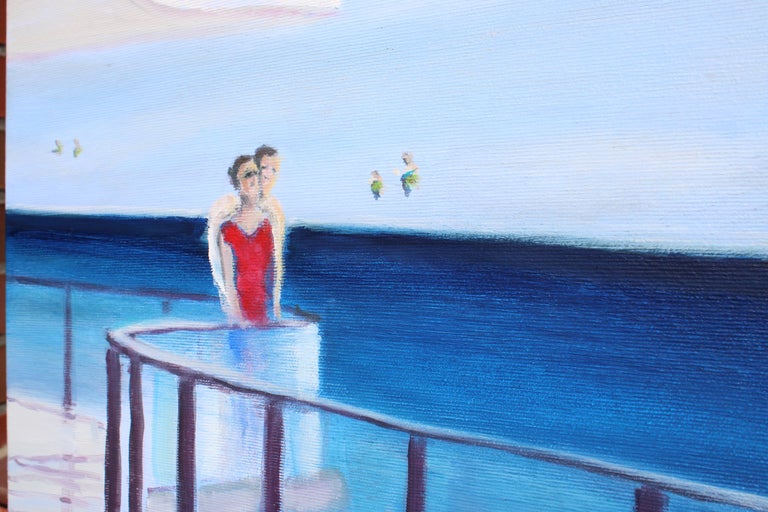 Michael Pröpper - Miami Flight - contemporary figurative skyline ...