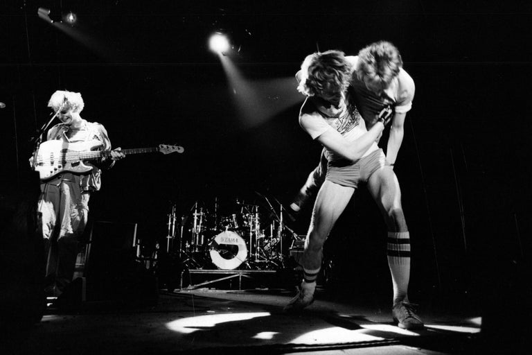Michael Putland - The Police Wrestling on Stage Vintage Original ...