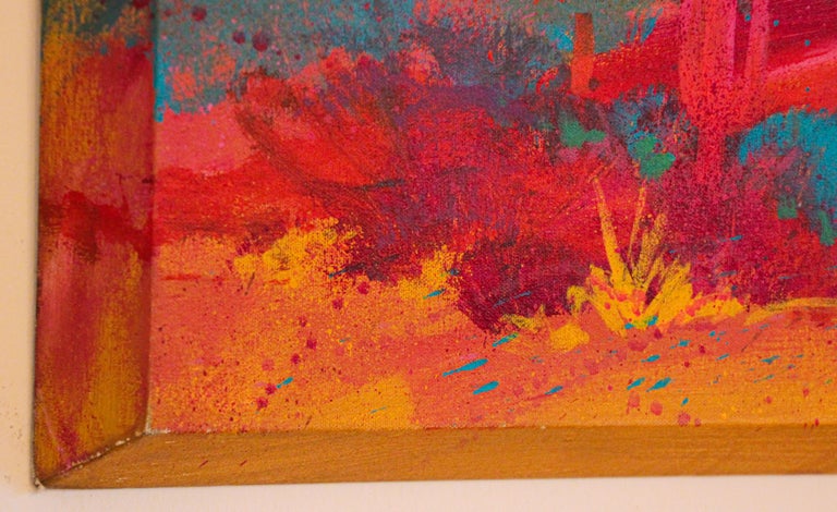 Michael Raburn "Dawsons View" Southwestern Landscape Signed Large Art ...