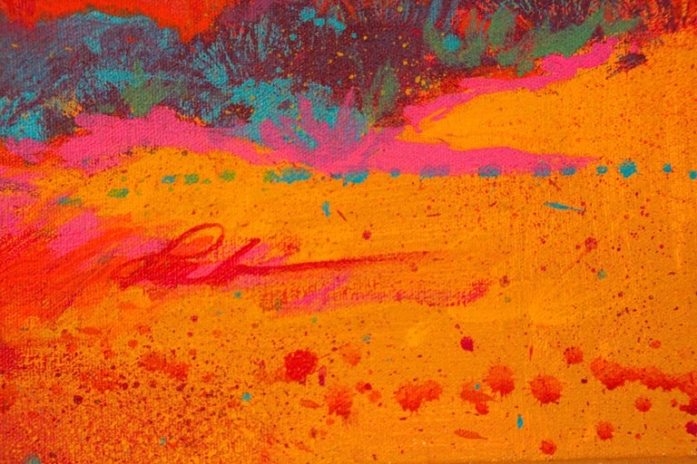 Michael Raburn "Dawsons View" Southwestern Landscape Signed Large Art ...