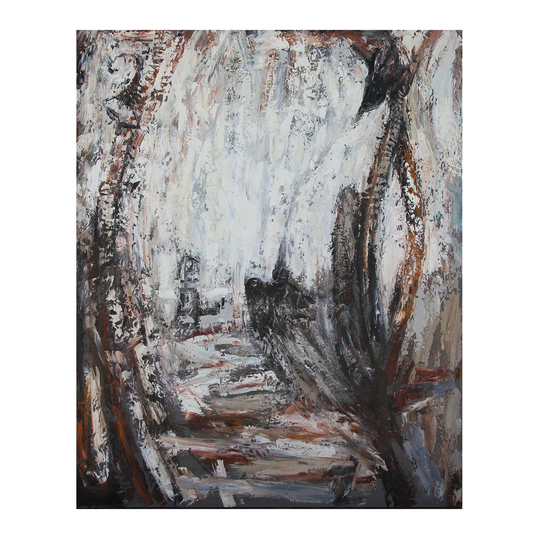 Michael Roque Collins - “Bamboo Climbers” Abstract Expressionist Earth ...