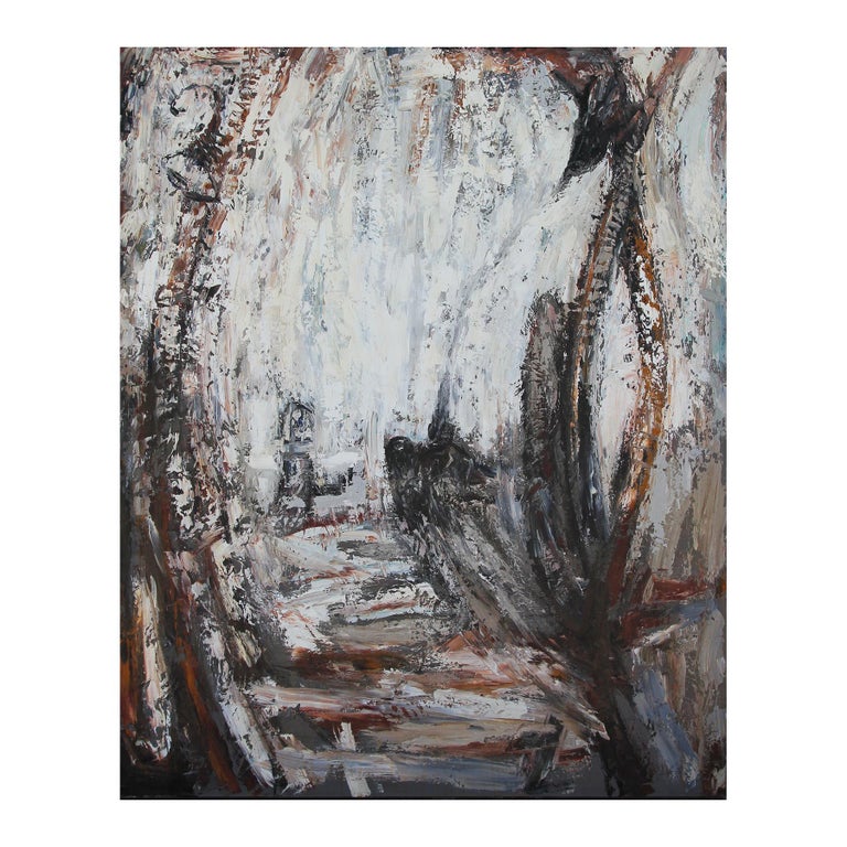 Michael Roque Collins - “Bamboo Climbers” Abstract Expressionist Earth ...
