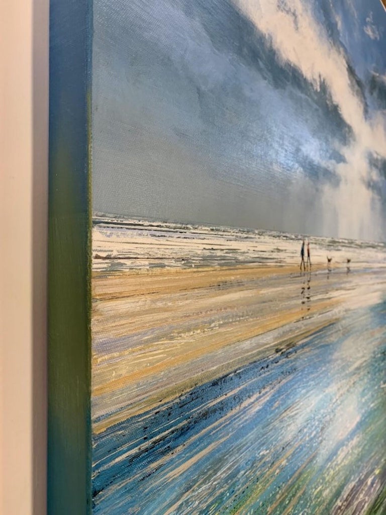 Michael Sanders - Michael Sanders, A Vast Sky, Original Beach Painting ...