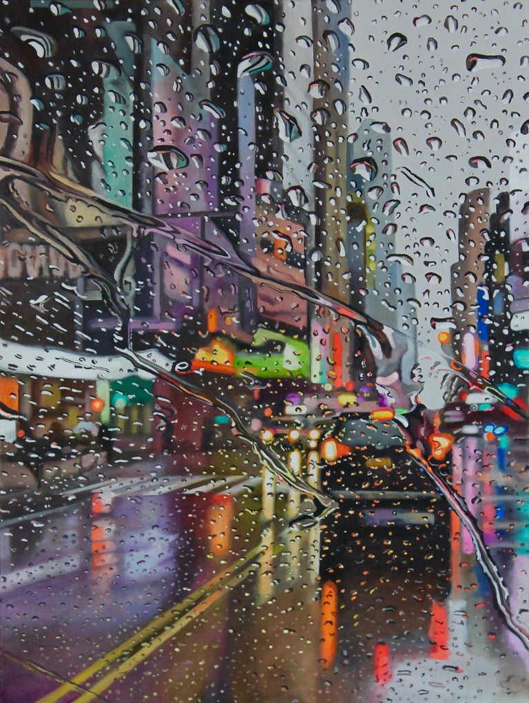 Michael Steinbrick - Diverging Destinies - original cityscape oil ...