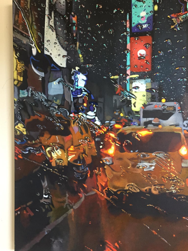 Michael Steinbrick - Electric Rain - realism New York Cityscape urban ...