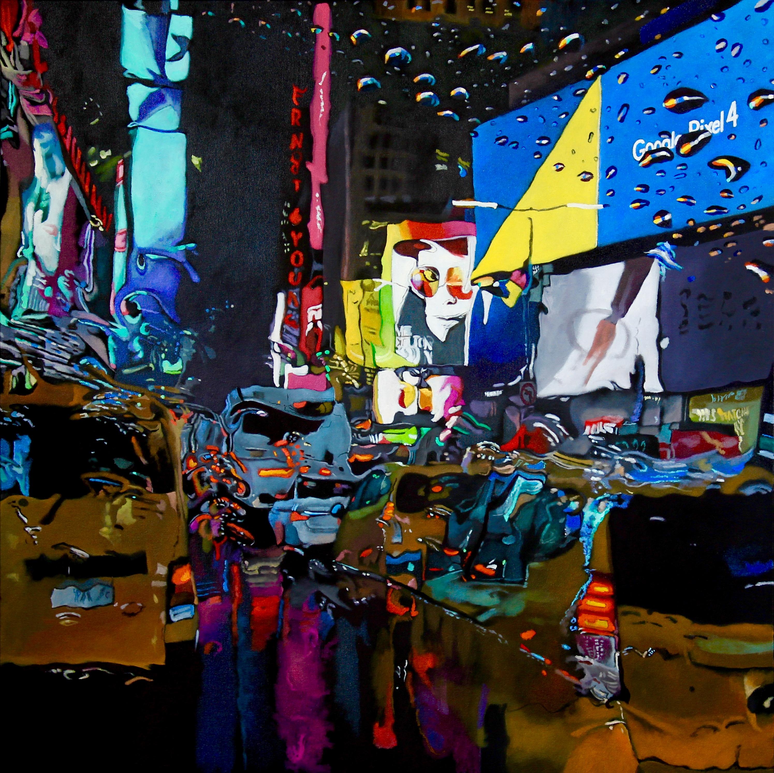 Michael Steinbrick - Electric Tears original New York CITY landscape ...